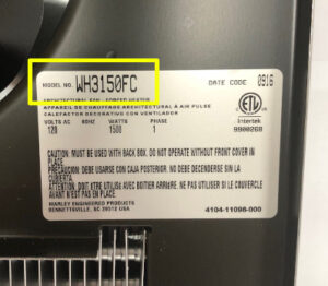 Where to find your Marley, Qmark, or Berko model number | Carroll Parts